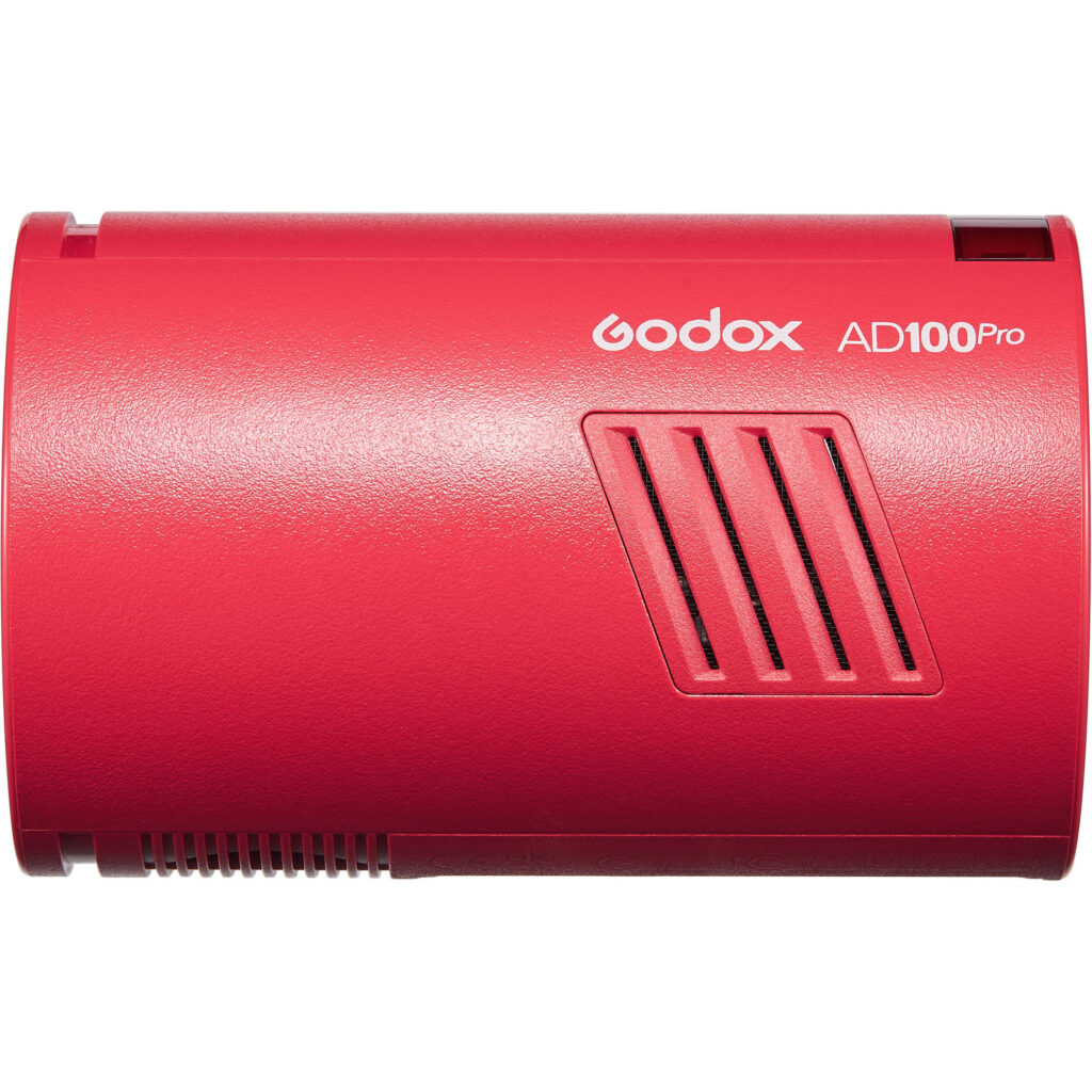 Godox AD100 Pro blic glava sa baterijom - Crvena boja - RED